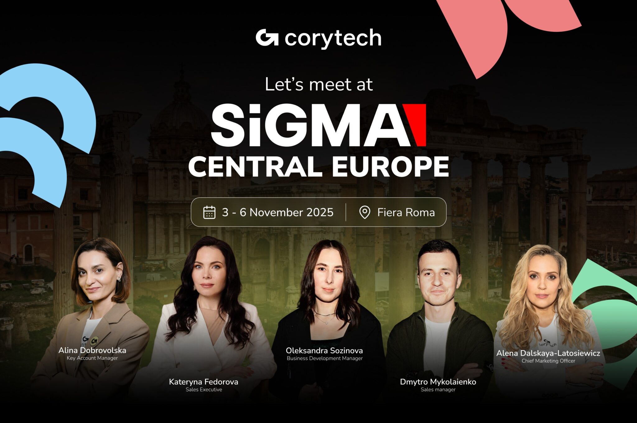 All Roads Lead to Rome. Meet Corytech at SiGMA Central Europe 2025 | iGaming Future
