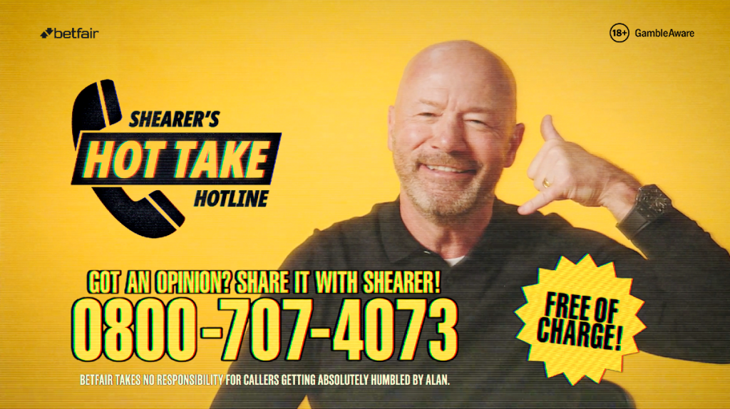 Betfair Launches Alan Shearer World Cup Hotline | iGaming Future