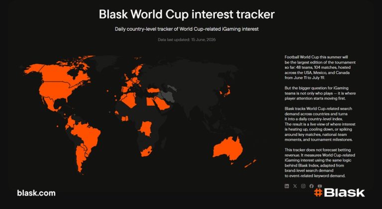 Blask Launches Real-Time Interest Map Tracking World Cup 2026 Nations ...